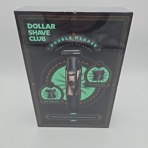 Grooming | New Sealed Dollar Shave Club Double Header Electric Trimmer ...